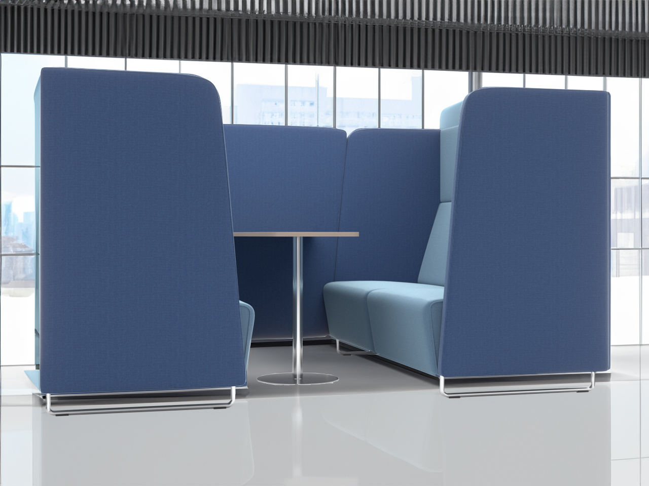 Hugo Office Booth - Citrus Seating - Handy Office Meeting Place